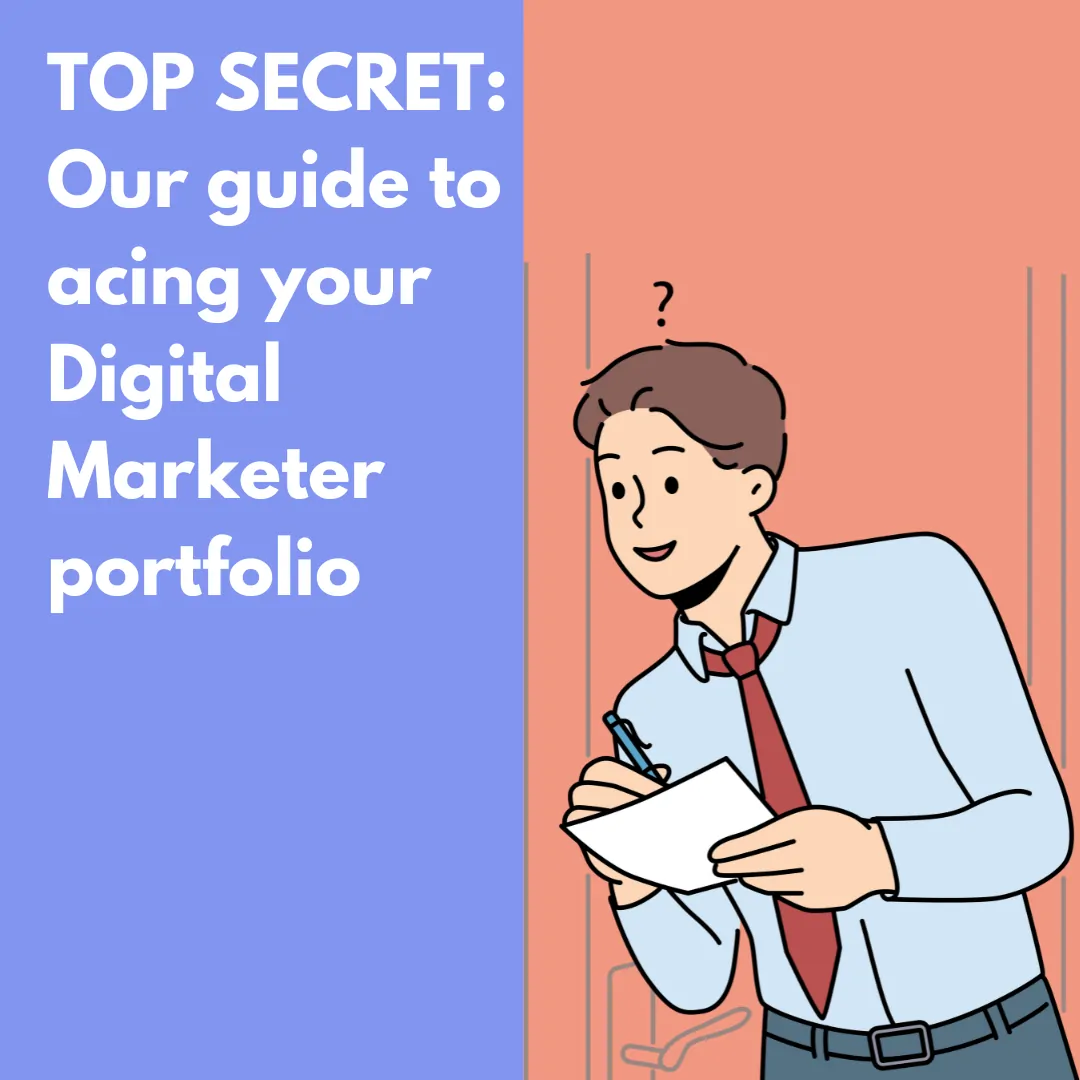 Struggling with your Digital Marketer portfolio?