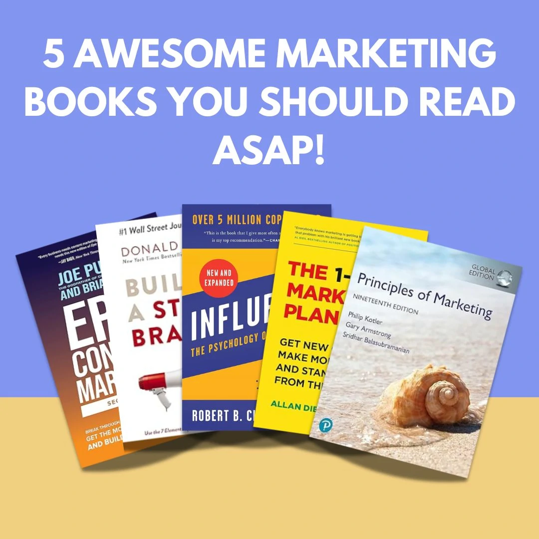 Read these 5 marketing books now! - The Marketing Trainer